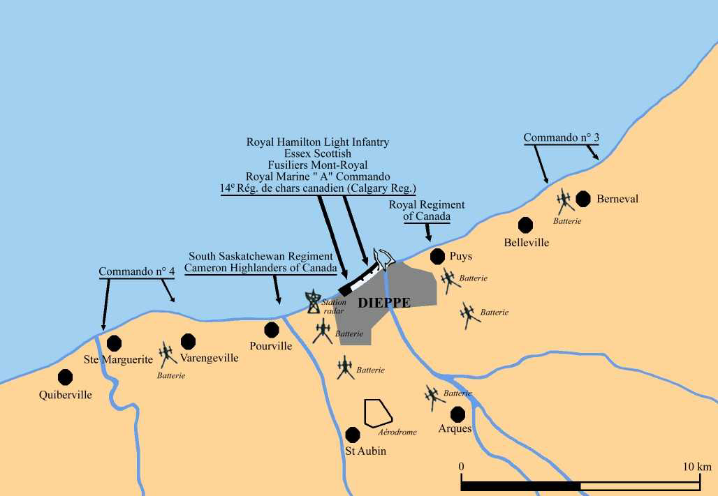 Opération Jubilee Dieppe 19 Août 1942 Chemins De Mémoire